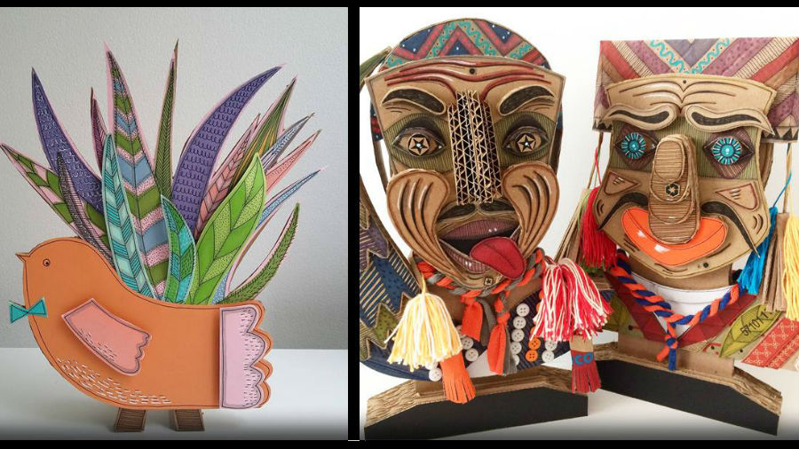 Romina Pezzia y el arte del cartón reciclado | TVPerú