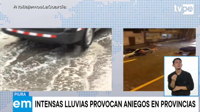 Piura Intensas Lluvias Afectan Viviendas E Inundan Calles Tvperú